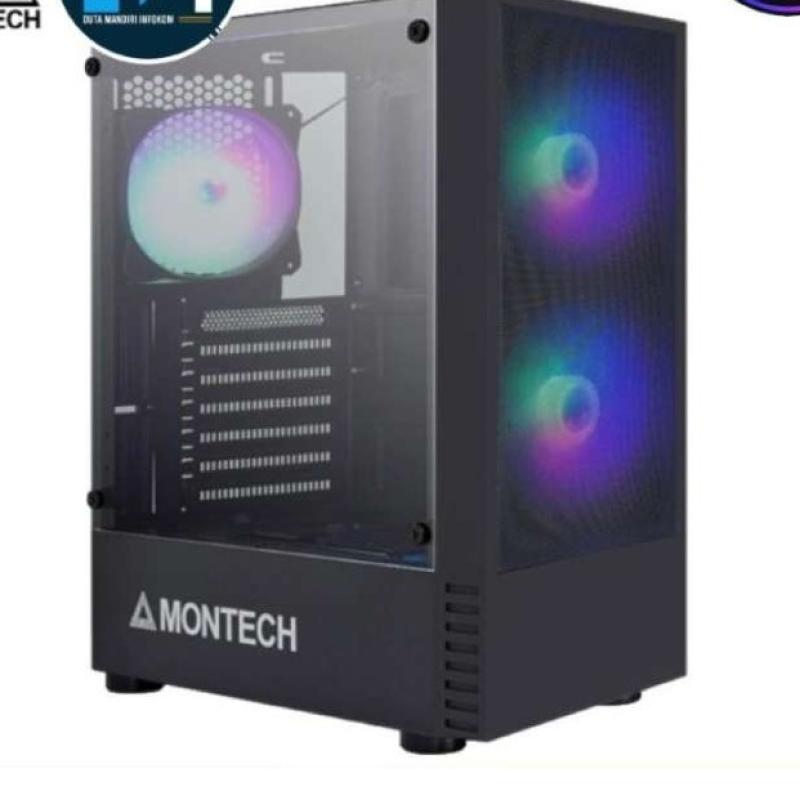 Promo Montech X2 Mesh - Tempered Glass Atx Gaming Case Diskon 12% di ...