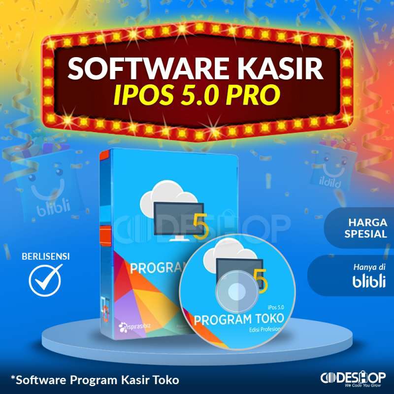 Jual Software Program Kasir Toko Minimarket Ipos 5 | Ipos 5.0 ...