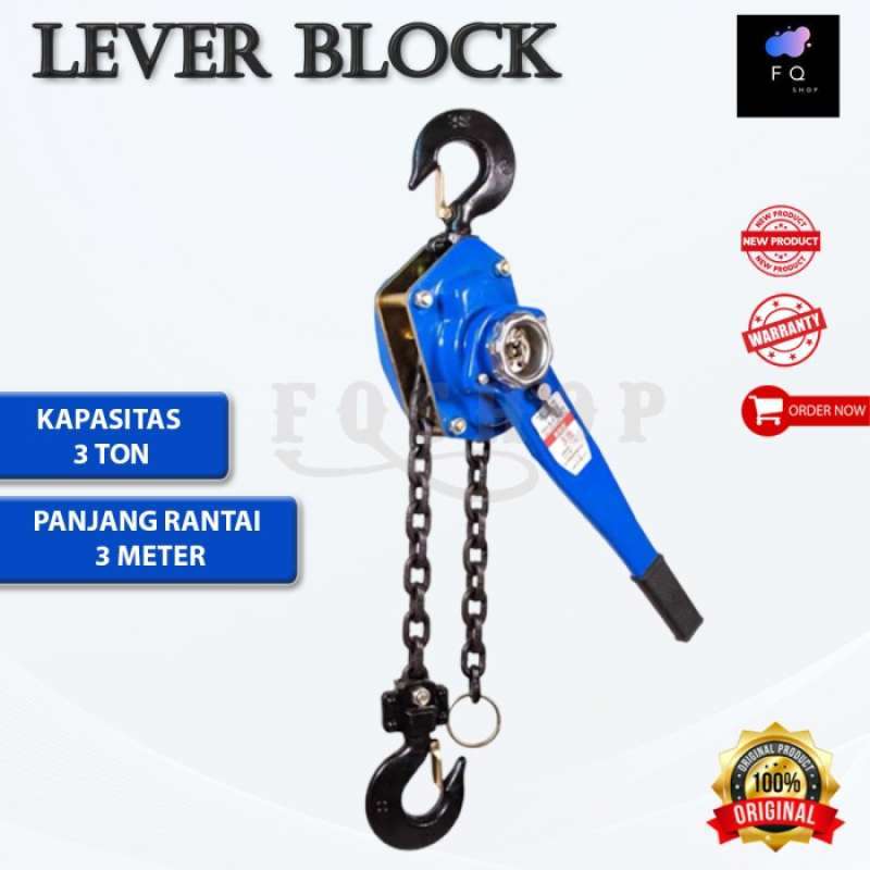 Promo Lever Block 3 Ton X 3 Meter / Kotrek Rantai / Lever Hoist 3 T X 3 ...