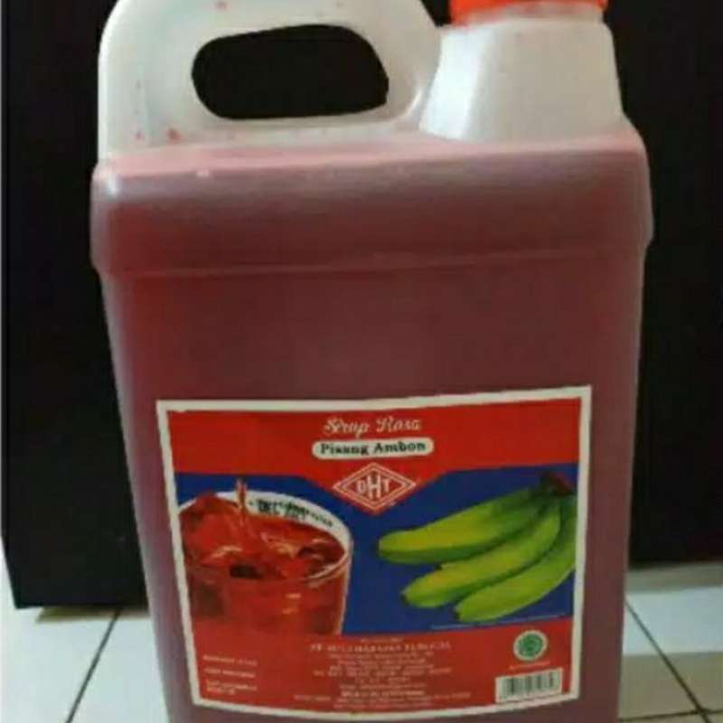 Jual SIRUP DHT PISANG AMBON 5 ltr SYRUP PISANG IJO KHAS MAKASSAR di ...