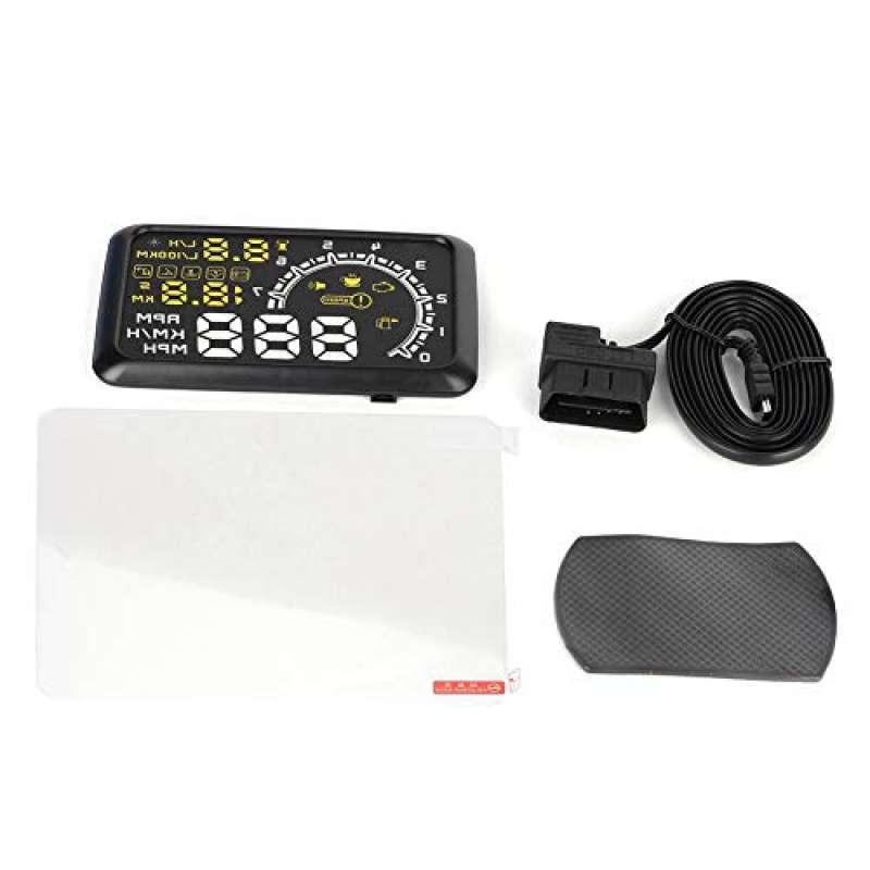 Promo Universal HUD 5.5in Head Up Display Speed Smart Gauge ODB2 System ...