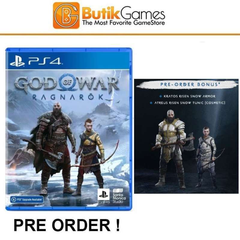 Jual GOW God of War Ragnarok PS4 di Seller Butikgames - Toko My Butik ...