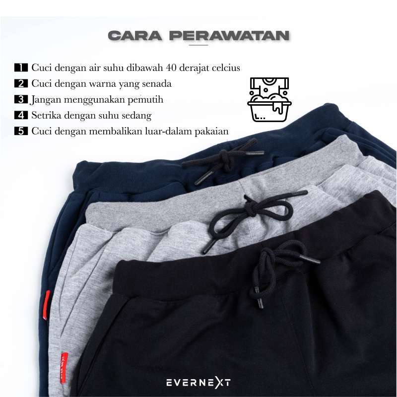 Promo Evernext - Celana Pendek Pria Celana Olahraga Santai Pria Celana ...