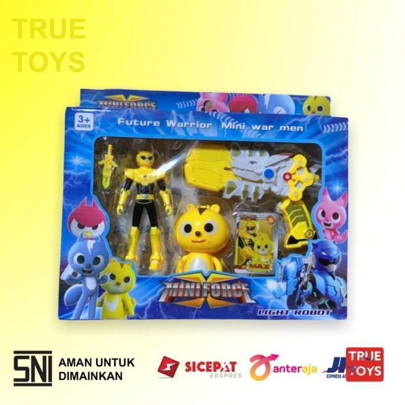 Jual Mainan Robot Mini Force X Karakter Lucy Miniforce Pink - Kuning Di ...