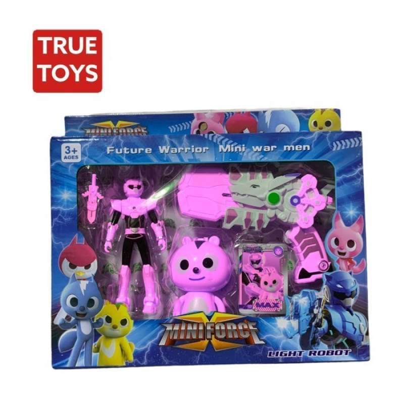 Jual Mainan Robot Mini Force X Karakter Lucy Miniforce Pink - Kuning Di ...