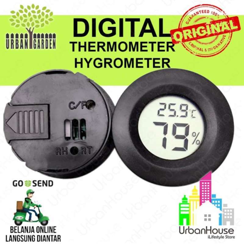 Jual Digital Thermometer Hygrometer Ukur Suhu Dan Kelembaban Temp ...