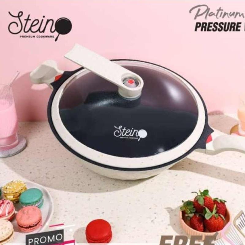 Jual Stein Stein Cookware Wok Platinum 32cm Pressure Cooker Anti Baret Beige Kode 028 Di Seller ...