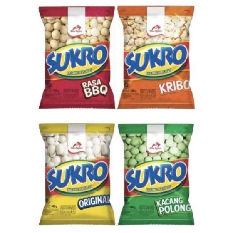 Jual Dua Kelinci Kacang Sukro 120gram 120 gram Original BBQ Kribo ...
