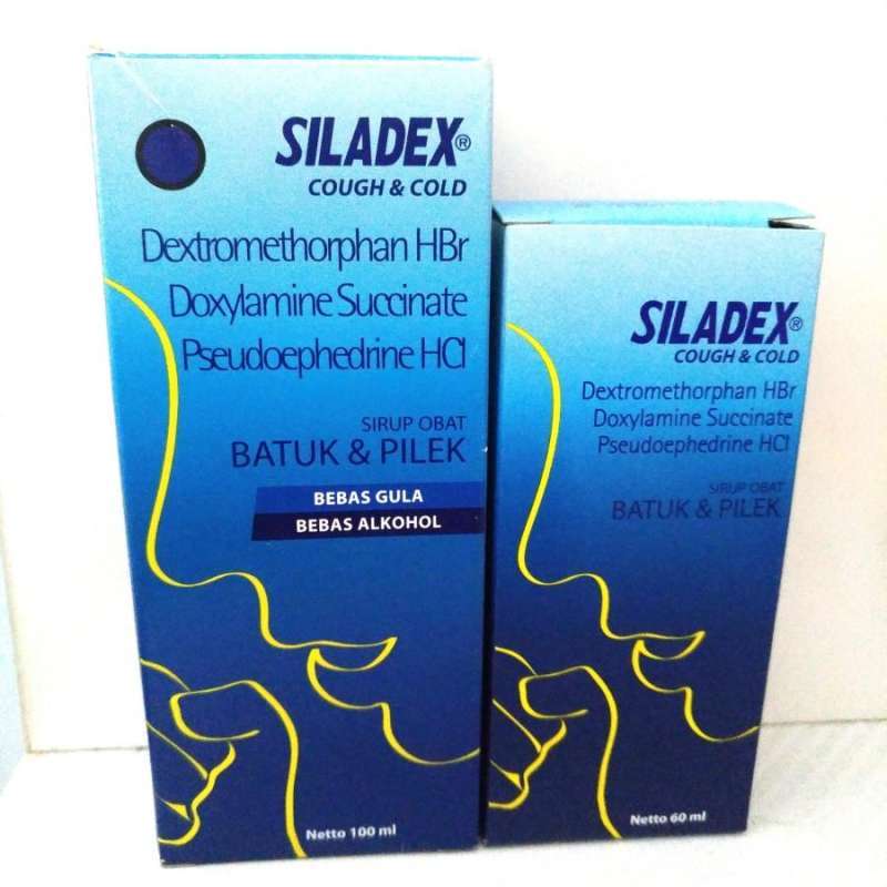 Jual siladex cough&cold biru sirup obat batuk dan pilek 60 ml dan 100 ...