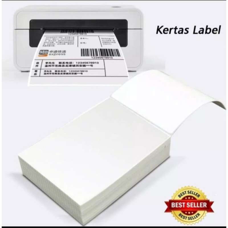 Promo Kertas Label Thermal Printer Ukuran 100 X 150mm ( 500 Lembar ...