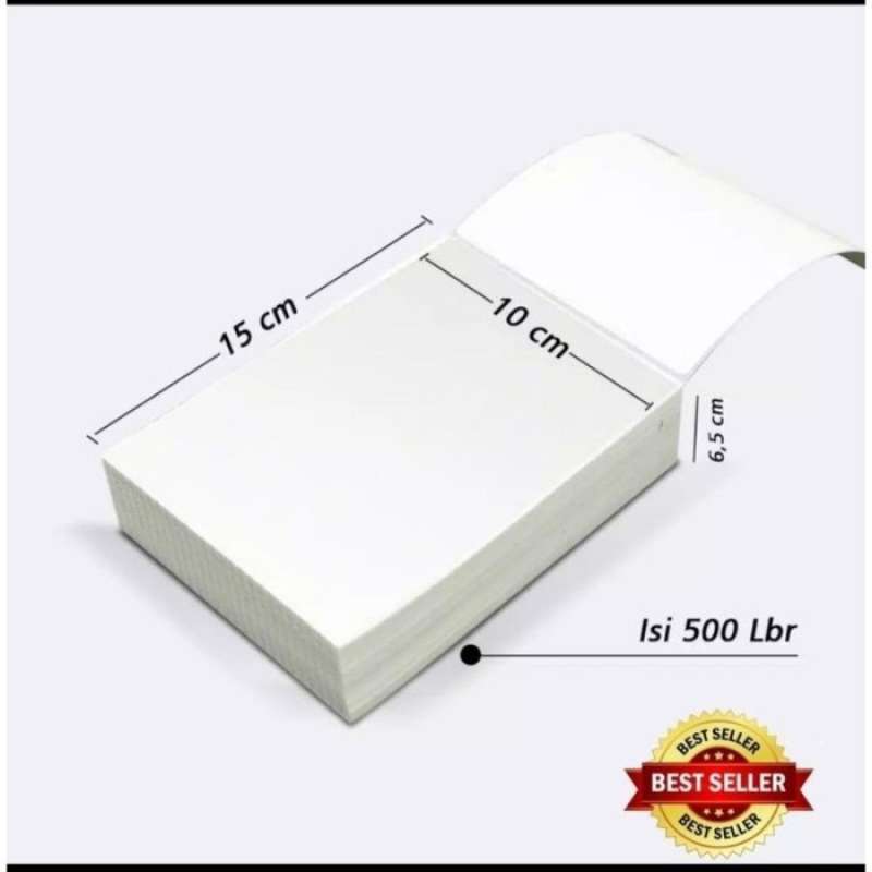 Promo Kertas Label Thermal Printer Ukuran 100 X 150mm ( 500 Lembar ...