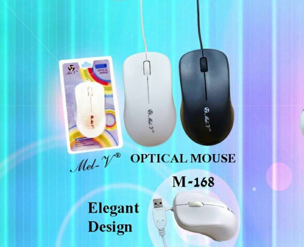 Promo Mel-v Usb Optical Mouse M168 Diskon 40% Di Seller Toko Adaku ...