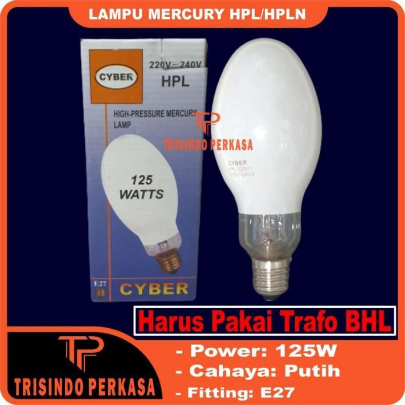 Jual Lampu Mercury HPL HPL-N HPLN 125W 125 watt E27 SG Bola Jalan di ...