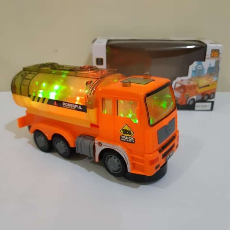 Promo MAINAN TRUK TANKI BUMP GO EDUKATIF - MOBIL TRUCK TANGKI BATRE ...