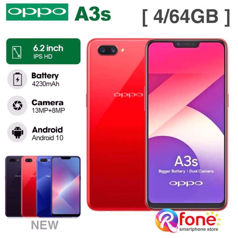 Promo New Oppo A3s 4/64gb Fullset Garansi 12 Bulan Diskon 17% Di Seller R-fone Mobile - Ujung-2 ...