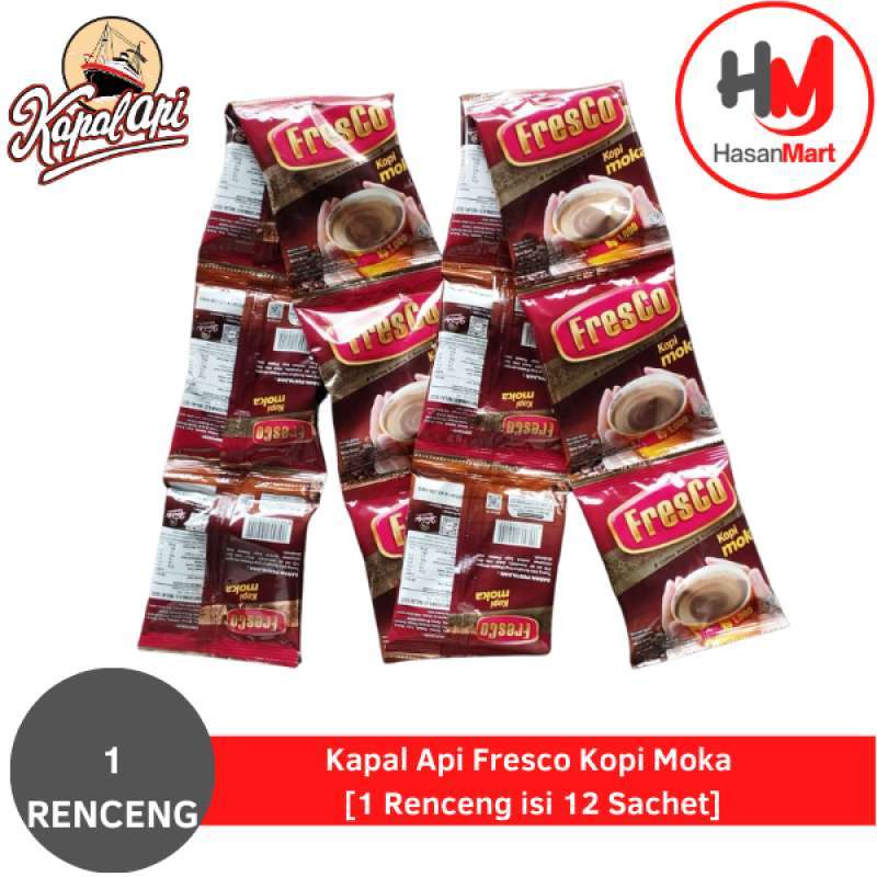 Promo Kapal Api Fresco Kopi Moka [1 Renceng isi 12 Sachet] Diskon 30% di Seller HASAN MART ...