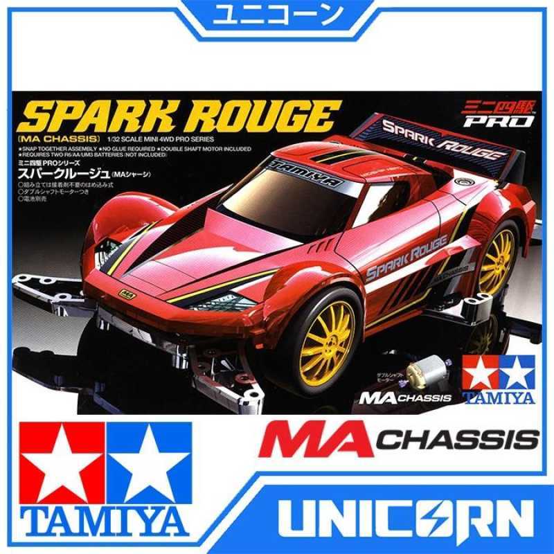 Jual TAMIYA MINI 4WD SPARK ROUGE / MA CHASSIS / ORIGINAL di Seller ...