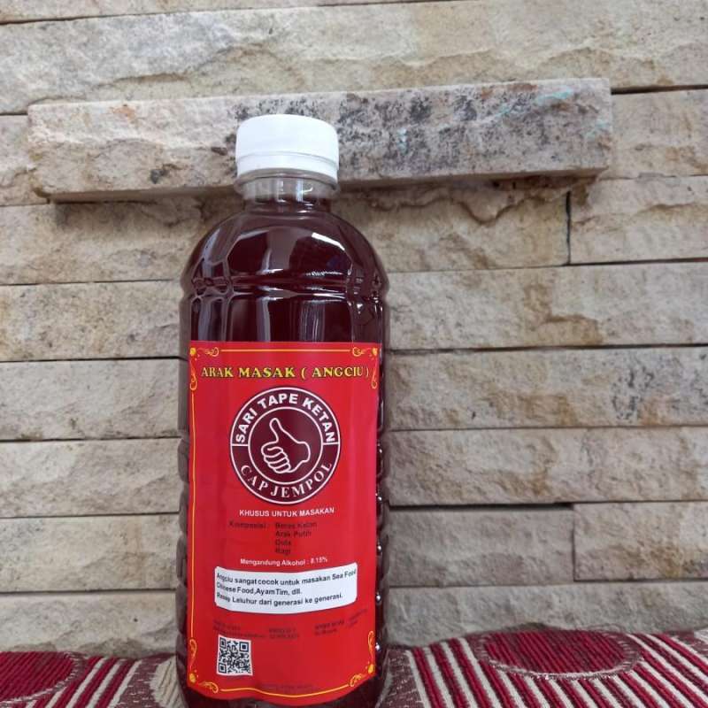 Jual angciu-550ml-Huang-ciu-Hwang-ciu-arak-merah-arak-masak di Seller ...