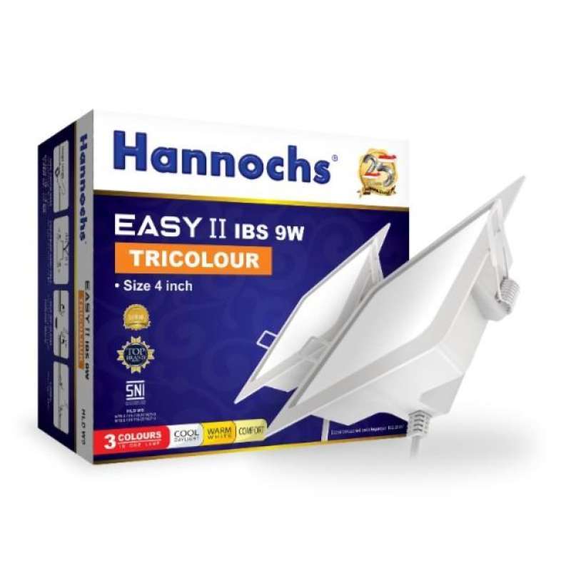 Jual Lampu Downlight Led Segi Hannochs Easy 9 Watt Tricolour Ceiling ... Jual Lampu Downlight Led Segi Hannochs Easy 9 Watt Tricolour Ceiling ...