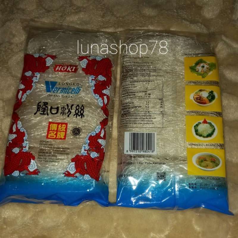 Jual Sohun soun Hoki Longkou vermicelli beans thread 200g di Seller ... Jual Sohun soun Hoki Longkou vermicelli beans thread 200g di Seller ...