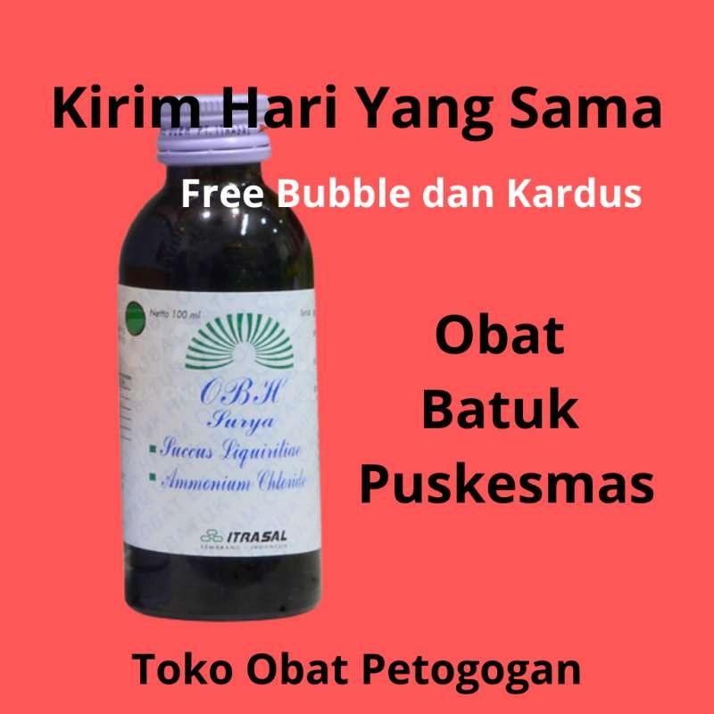 Jual Obh Surya Itrasal 100 Ml Mengobati Batuk Berdahak Dengan Cara ...