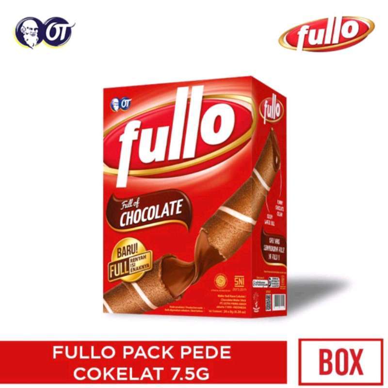 Promo Fullo Chocolate Wafer 1box (24 x 7.5gr x box) Diskon 9% di Seller ...
