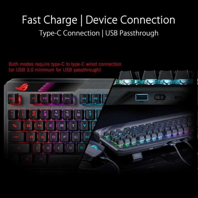 Jual ASUS ROG Claymore 2 Modular TKL Wireless Gaming Keyboard di Seller ...