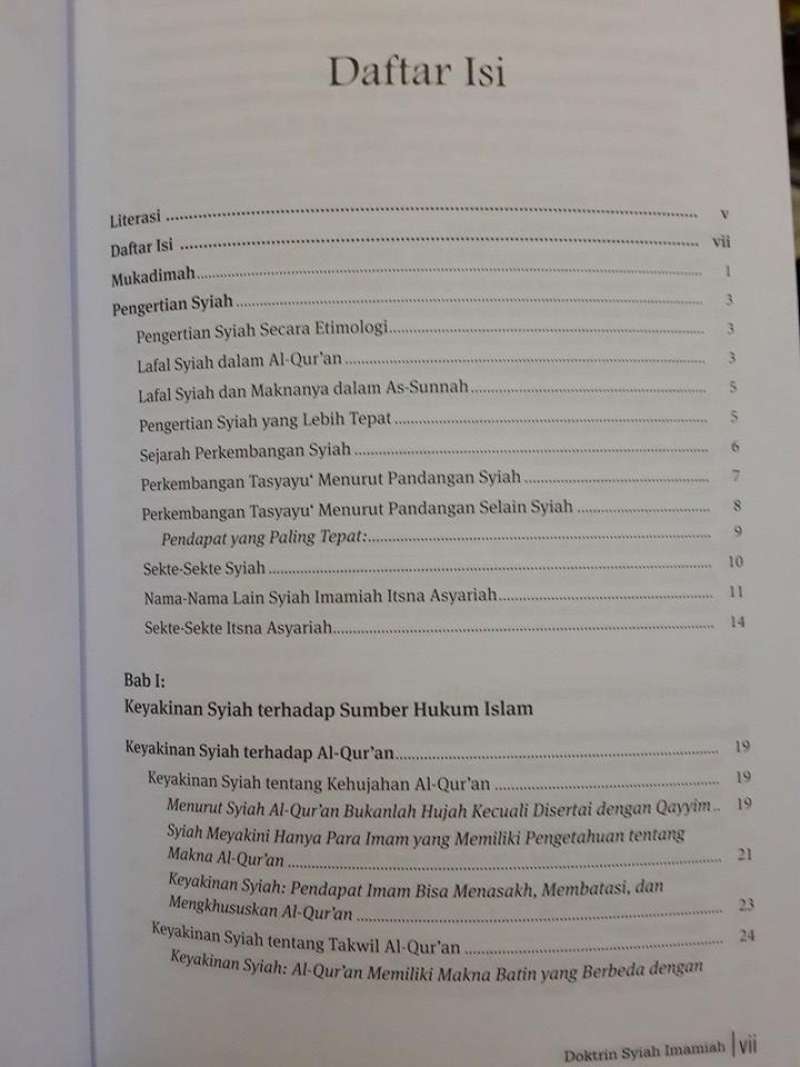 Jual Buku Doktrin Syiah Imamiah Mengungkap Ajaran Syiah Di Seller Toko ...