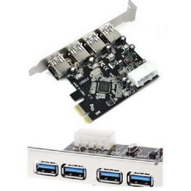 Jual PCI CARD EXPRESS USB 3.0 4 PORT di Seller Mantap Baru - Kota Tangerang, Banten | Blibli