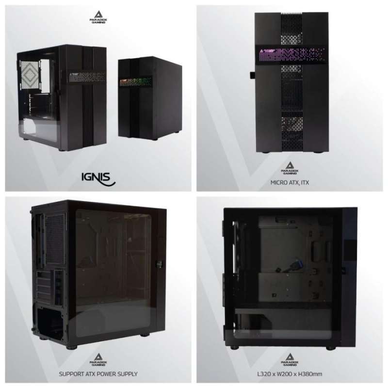 Jual Paradox Pc Case Gaming Ignis Di Seller Mantap Baru - Mantap Baru ...