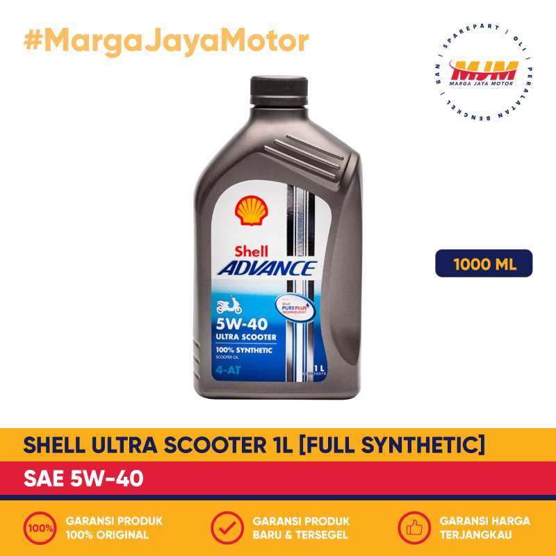 Jual Shell Advance Ultra Scooter Matic 5w/40 [1000ml] Shell Oil 1l ...