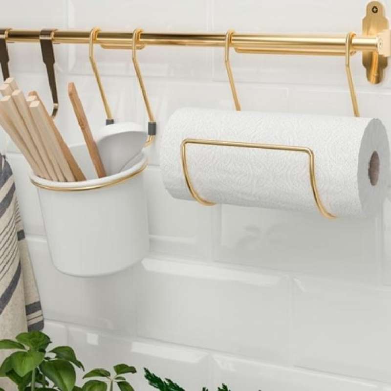 Jual Rel Batang Besi Htp Gantungan Dinding Dapur Kuat Original 60cm ...