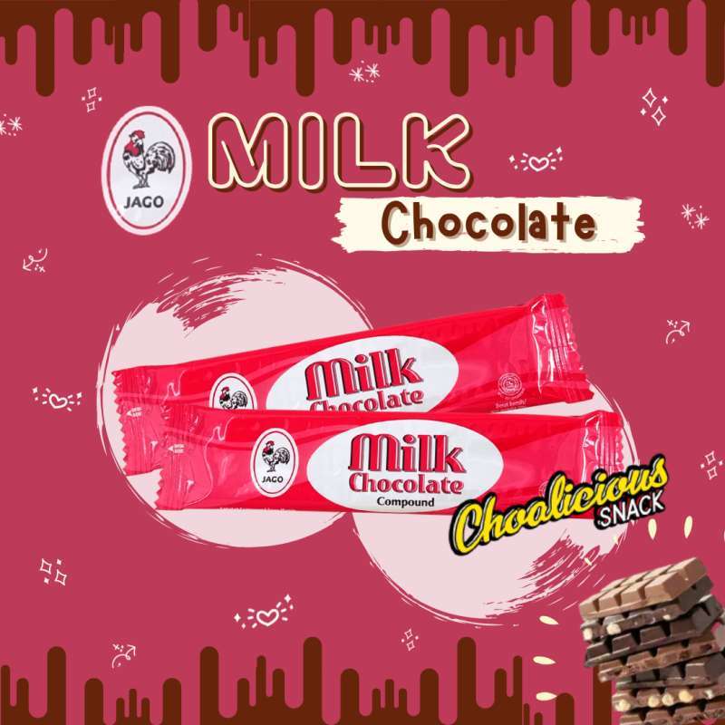 Jual JAGO Milk Chocolate Compound - Cokelat Jadul @15 gram di Seller ...
