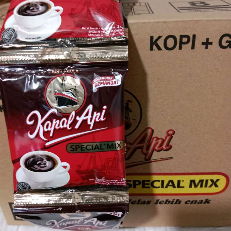 Jual Kopi/Kapal api spesial mix 1 renceng isi 10 sachet di Seller Toko ...