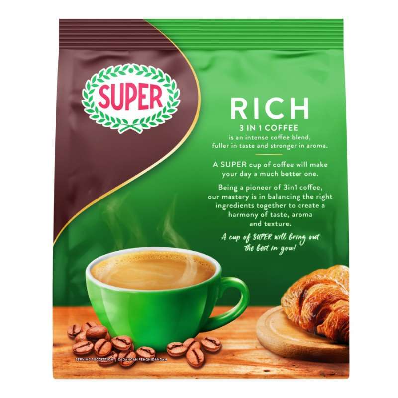 Jual Super 3 In 1 Instant Coffee Low Fat (rich) Di Seller Gunung Mas ...
