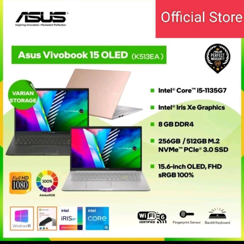 Promo Asus Notebook K513ea-oled I5 1135g7/8gb/512gb/ Windows + Ohs-15 ...