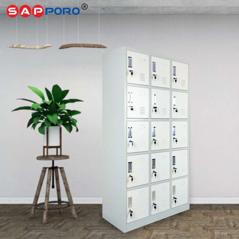 Jual SAPPORO KOLN 15 - Loker Besi 15 Pintu | Steel Locker 15 Do di ...