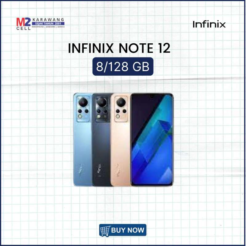 Jual INFINIX NOTE 12 8/128 GB [GARANSI RESMI] di Seller M2 CELL ...