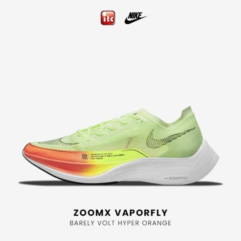 Jual Nike Original ZoomX Vaporfly Next% 2 Barely Volt Hyper Orange ...
