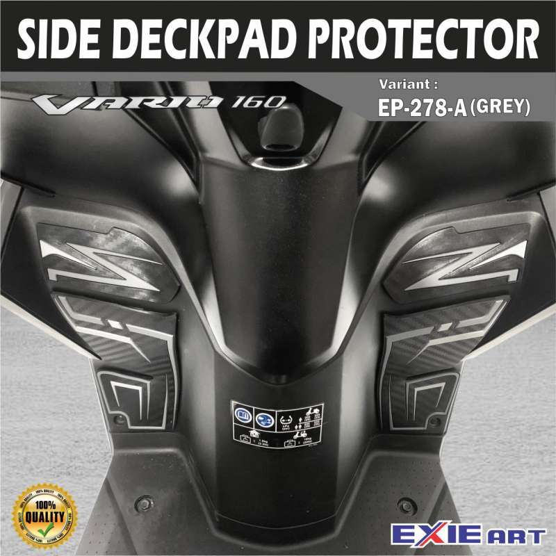 Jual Deckpad Vario 160 - Tankpad Vario 160 - Pelindung Deck Motor ...