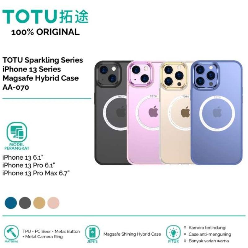 Promo TOTU iPhone 13 Mini/13/13 Pro/13 Pro Max Magsafe Shining Case ...