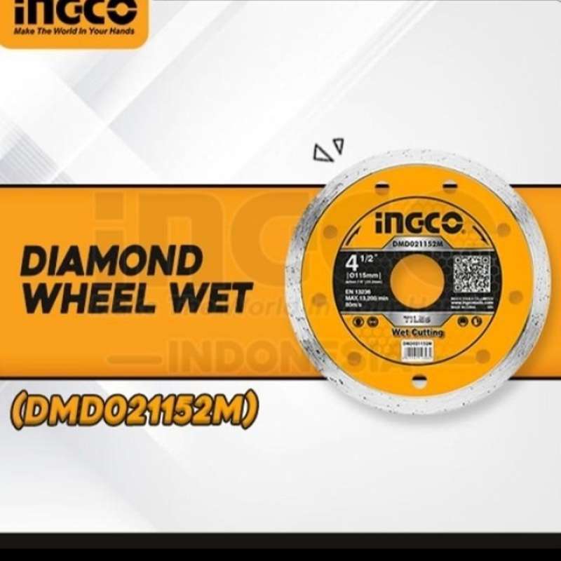 Jual diamond wheel wet ingco DMD021152M di Seller Wignyo Teknik - Kota ...