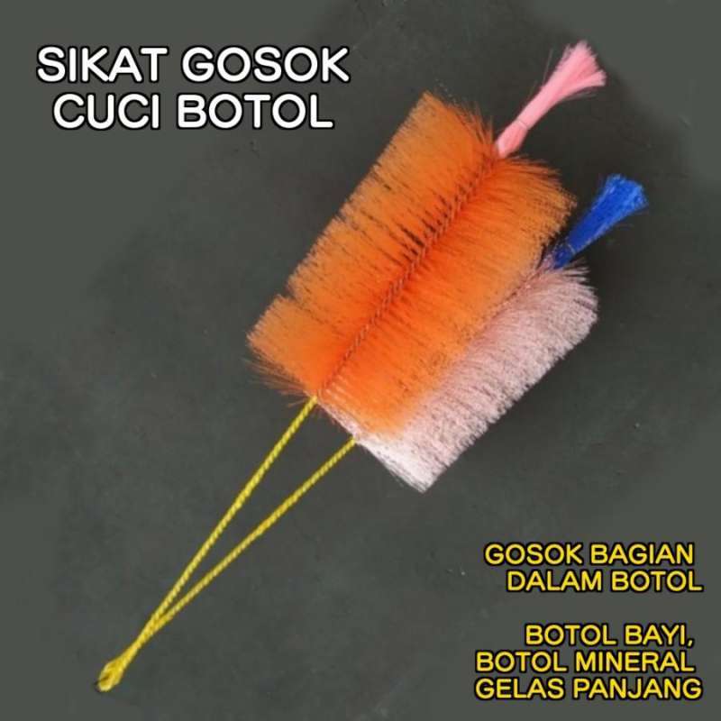 Jual SIKAT CUCI BAGIAN DALAM BOTOL GELAS PANJANG MURAH di Seller MEHER ...