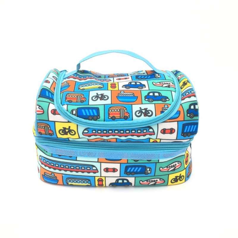 Jual BEST SALE Lunch bag double decker SMIGGLE..blue cars di Seller ...
