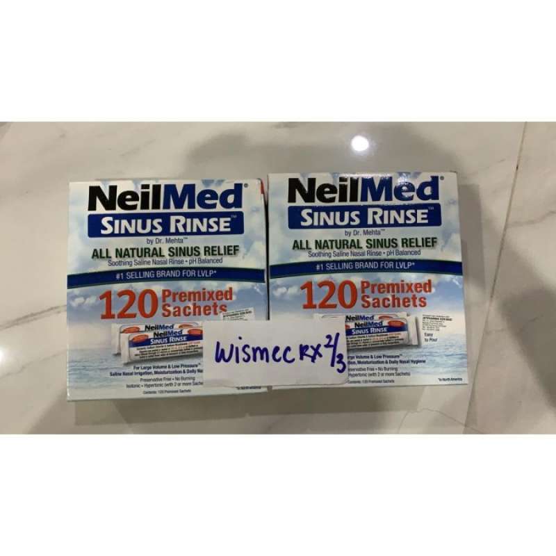 Promo READY NEILMED SINUS RINSE ISI 120 PREMIXED SACHETS Diskon 1% di ...