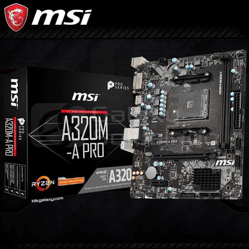 Jual MSI A320M-A PRO - AM4 di Seller Galaxy_Solusindo - Galaxy ...