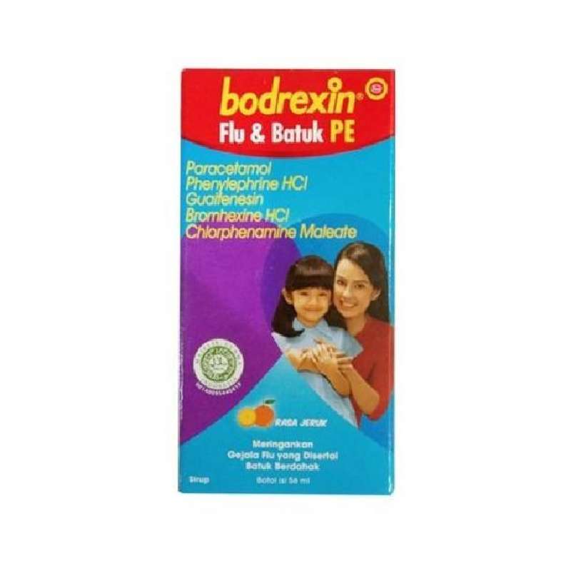 Jual BODREXIN FLU & BATUK PE SYRUP RASA JERUK 56 ML di Seller Cv ...