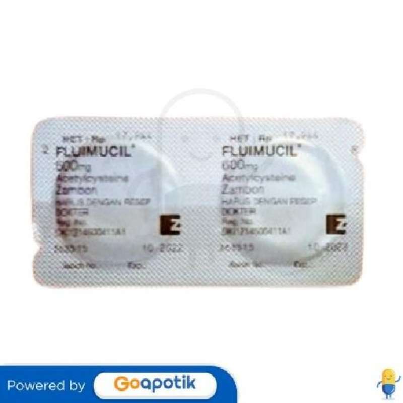 Jual FLUIMUCIL 600 MG BLISTER 2 TABLET di Seller Cv. Apotek Merapi ...