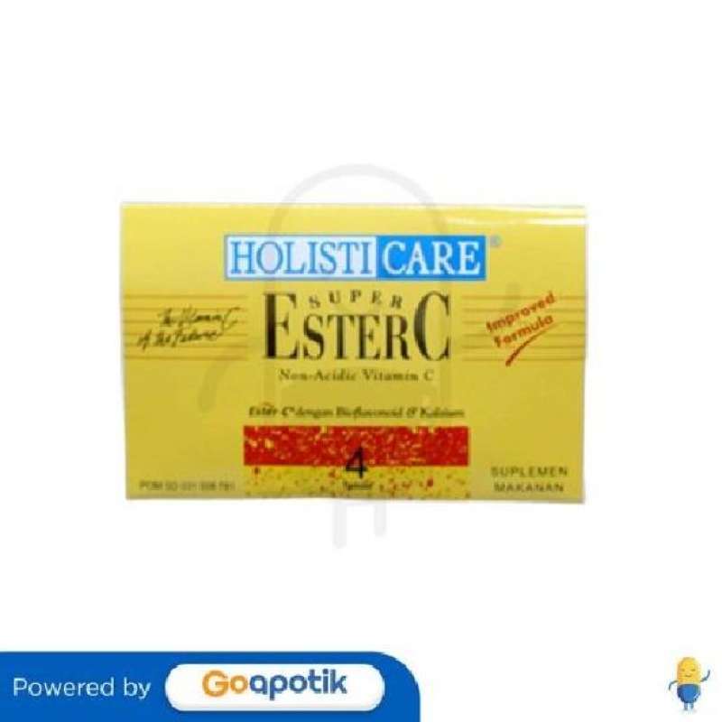 Jual HOLISTICARE SUPER ESTER-C STRIP 4 TABLET di Seller Cv. Apotek ...