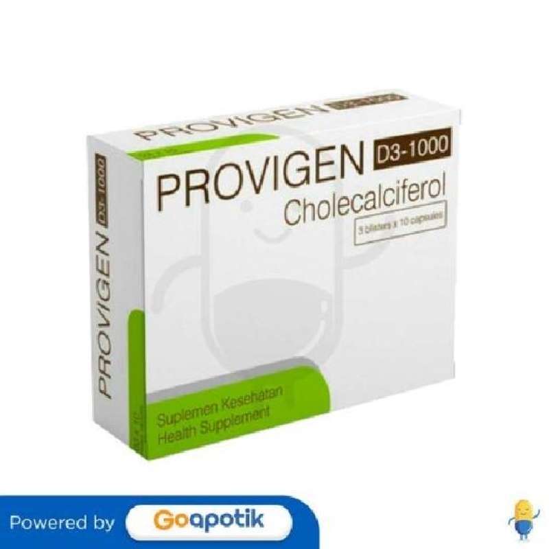 Jual PROVIGEN D3-1000 BOX 30 KAPSUL di Seller Cv. Apotek Merapi Mandiri ...